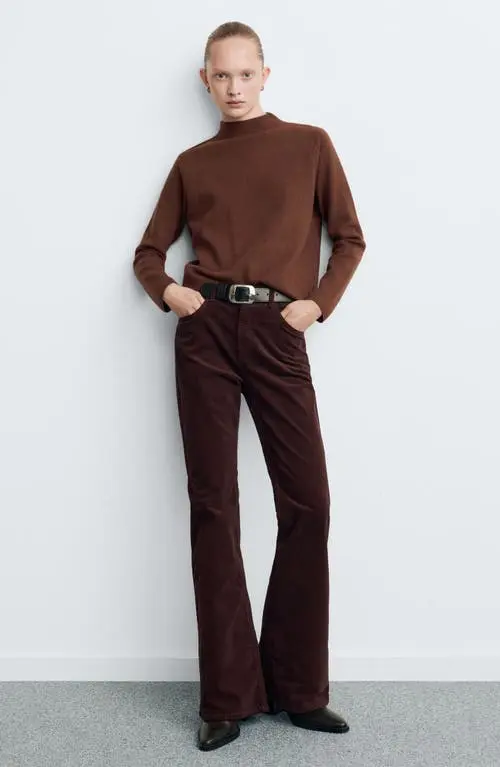 Mango Funnel Neck Relaxed Sweater
