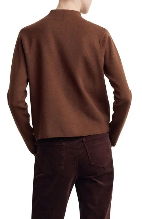 Mango Funnel Neck Relaxed Sweater
