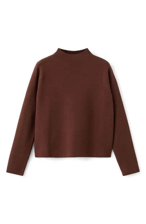 Mango Funnel Neck Relaxed Sweater