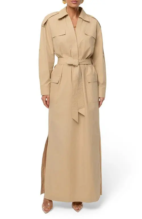 JLUXLABEL Harbor Shore Maxi Shirtdress