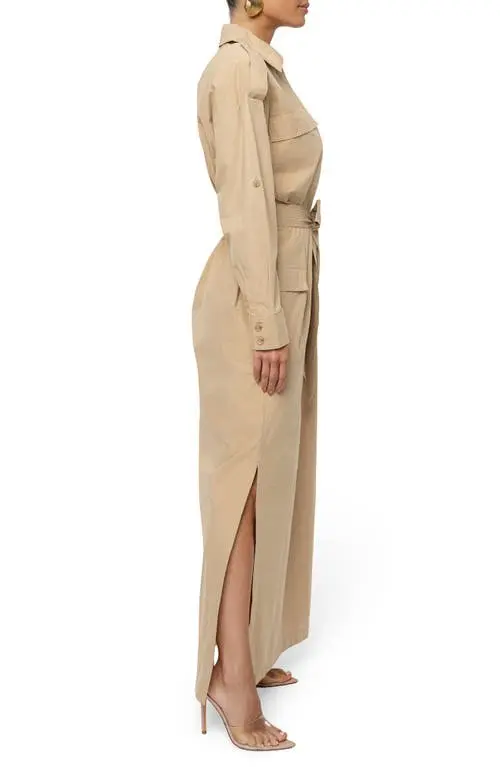 JLUXLABEL Harbor Shore Maxi Shirtdress