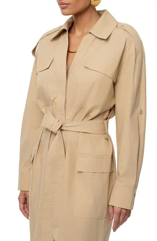 JLUXLABEL Harbor Shore Maxi Shirtdress