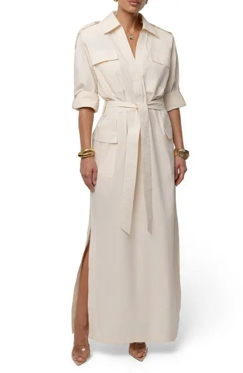 JLUXLABEL Harbor Shore Maxi Shirtdress