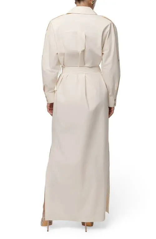 JLUXLABEL Harbor Shore Maxi Shirtdress