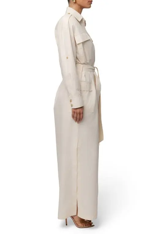 JLUXLABEL Harbor Shore Maxi Shirtdress