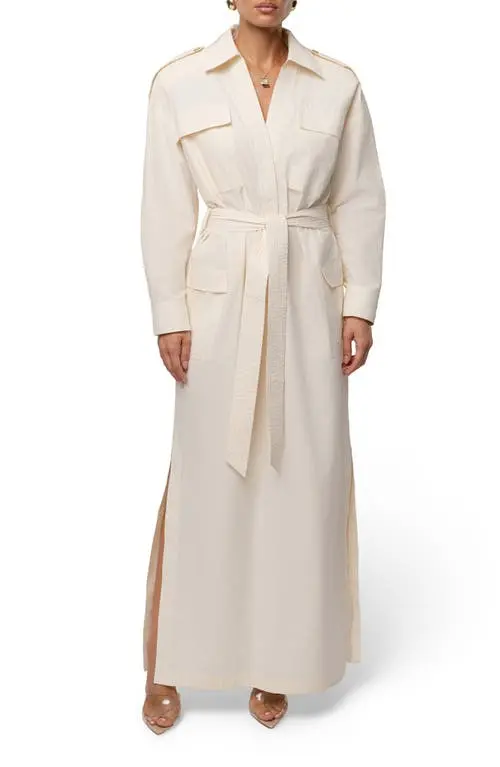 JLUXLABEL Harbor Shore Maxi Shirtdress