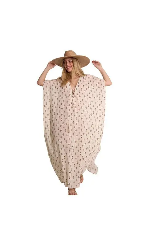 GOTTEX Avela Kaftan Cover-up - Multi-brown