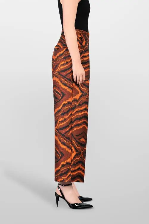 LAURA APARICIO Jacquard Palazzo Pants