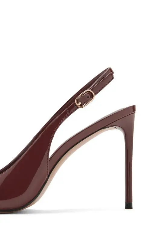 Mango Pointed Toe Slingback Pumps
