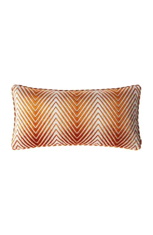 Missoni Ziggy 30x60 Cm Viscose Blend Zigzag Cushion - Orange Multicoloured