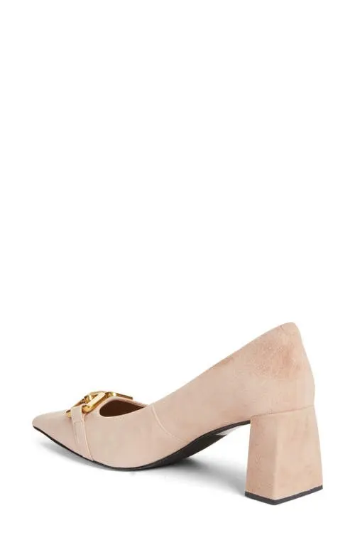 Jeffrey Campbell Lasting 2 Pump - Natural Suede Bronze