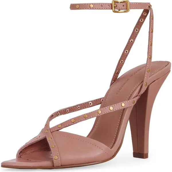 Rebecca Minkoff Studded Ankle Strap Sandals - Romance