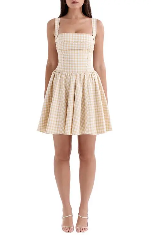 House Of Cb Isadora Mini Dress - Gingerbread