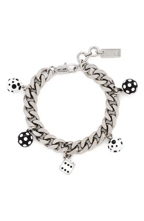 Marc Jacobs Dice Charm Bracelet - Silver/multi