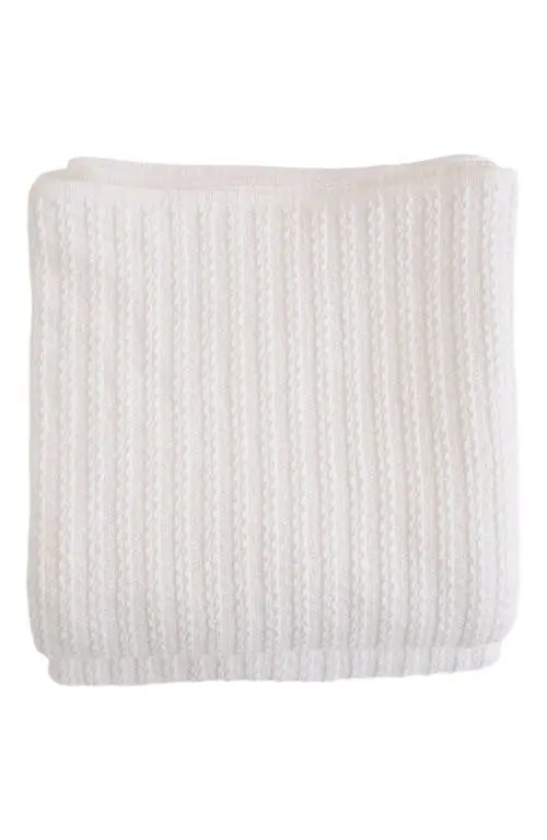 EVANGELINE Cable Knit Blankets