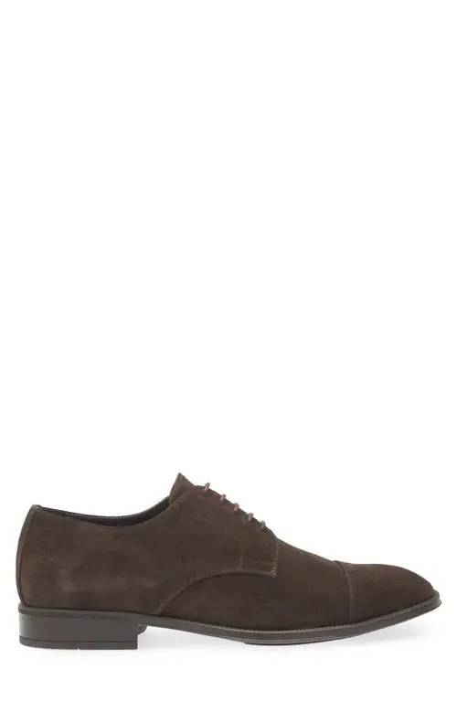 Canali Cap Toe Derby - Dark Brown