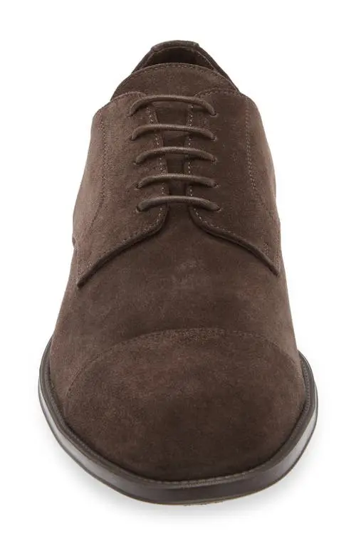 Canali Cap Toe Derby - Dark Brown