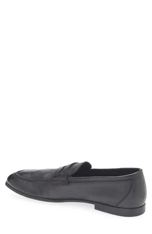 Canali Leather Penny Loafer