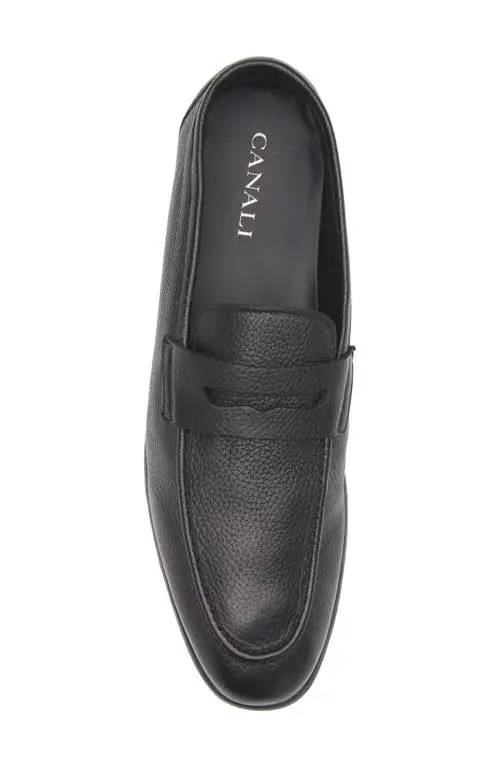 Canali Leather Penny Loafer