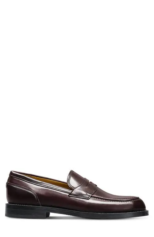 Allen Edmonds Leather Penny Loafer - Burgundy