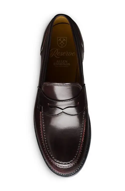 Allen Edmonds Leather Penny Loafer - Burgundy