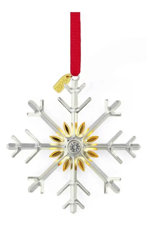 NAMBE 2025 Annual Snowflake Ornament - Silver