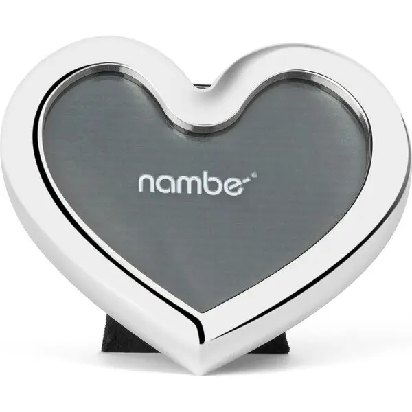 NAMBE Heart Frame Ornament - Silver