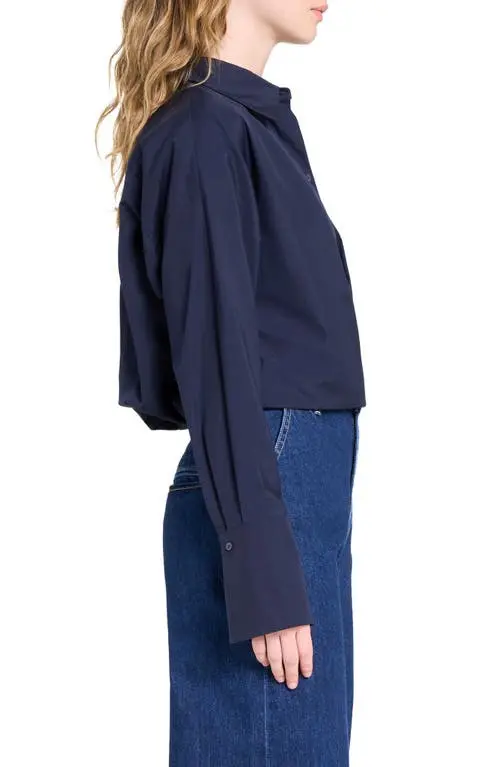 TWP Taken Draped Button-up Shirt
