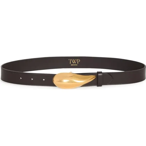 TWP Mussel Buckle Leather Belt - Dakota