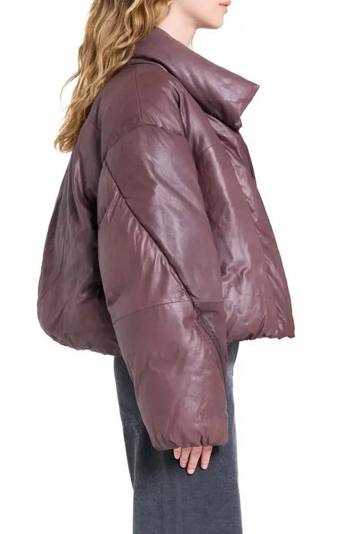 TWP Leather Puffer Jacket