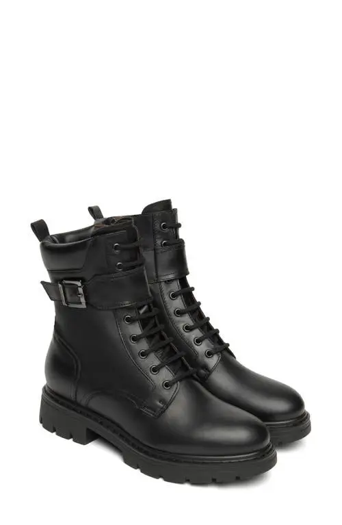 NEROGIARDINI Buckle Combat Boots