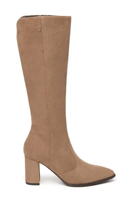 NEROGIARDINI Tall Suede Block Heel Boots