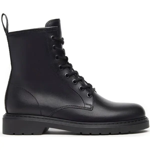 NEROGIARDINI Faux-fur Lined Combat Boots