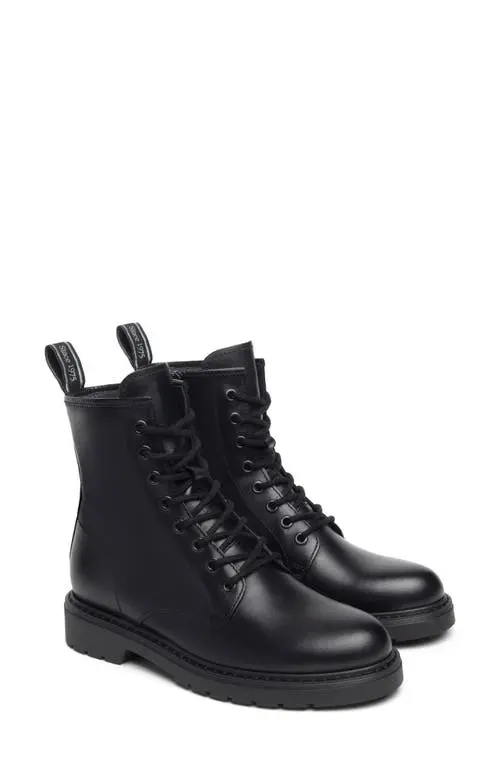 NEROGIARDINI Faux-fur Lined Combat Boots