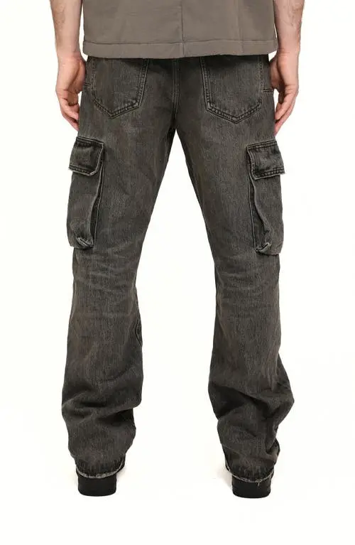 PURPLE BRAND Relaxed Fit Cargo Jeans