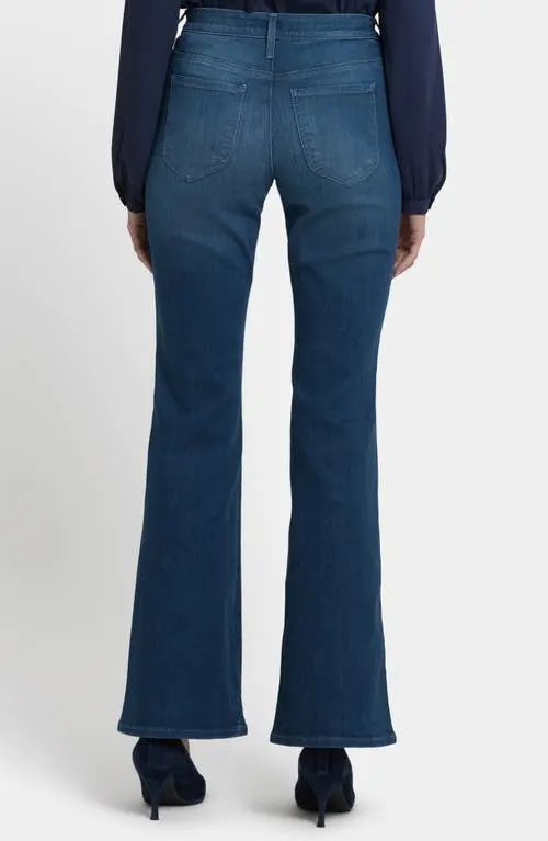 NYDJ Ava Patch Pocket Mid-rise Flare Jeans