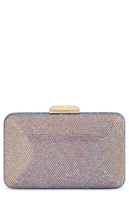 OLGA BERG Edith Iridescent Frame Clutch - Pastel