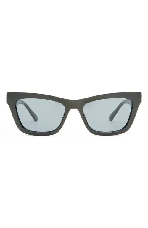 AIRE Amplitude 52mm Cat Eye Sunglasses - Black/smoke Mono
