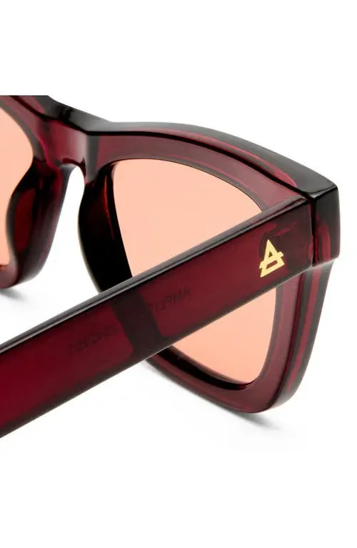 AIRE Amplitude 52mm Cat Eye Sunglasses - Cherry/cinnamon Tint