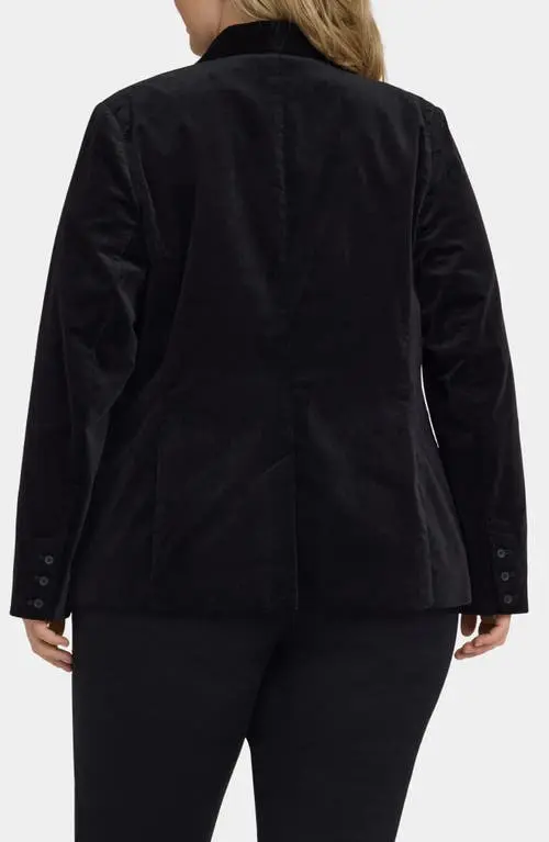 NYDJ Velveteen Tuxedo Jacket - Black