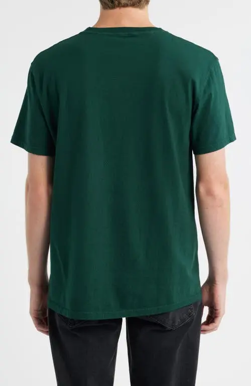 NOAH Core Logo Pocket T-shirt - Dark Green