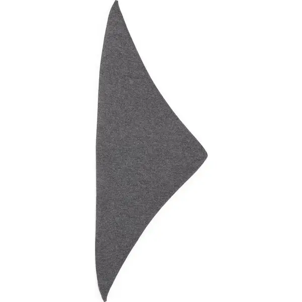 Johnstons Of Elgin Gauzy Cashmere Triangle Scarf - Medium Grey