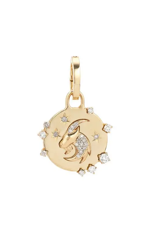 Adina Reyter Diamond Zodiac Charm - 14k Yellow Goldapricorn