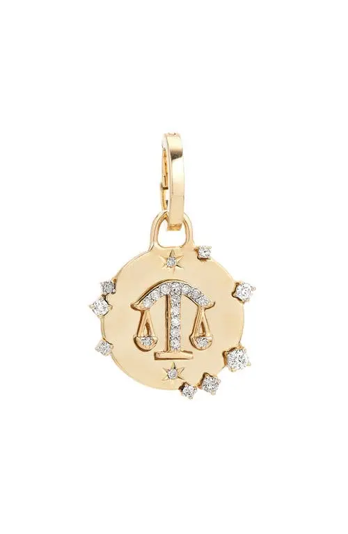 Adina Reyter Diamond Zodiac Charm - 14k Yellow Goldibra