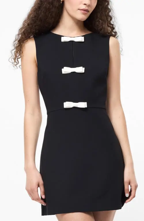 French Connection Azra Bow Front Mini Dress