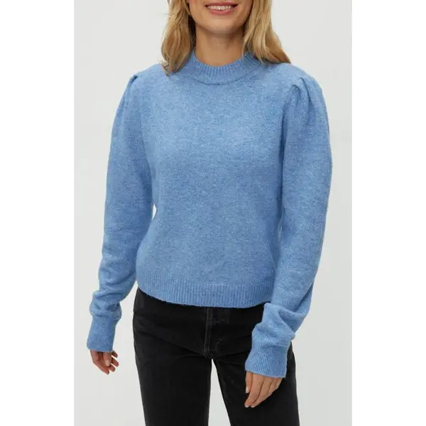Michael Stars Genova Puff Sleeve Sweater