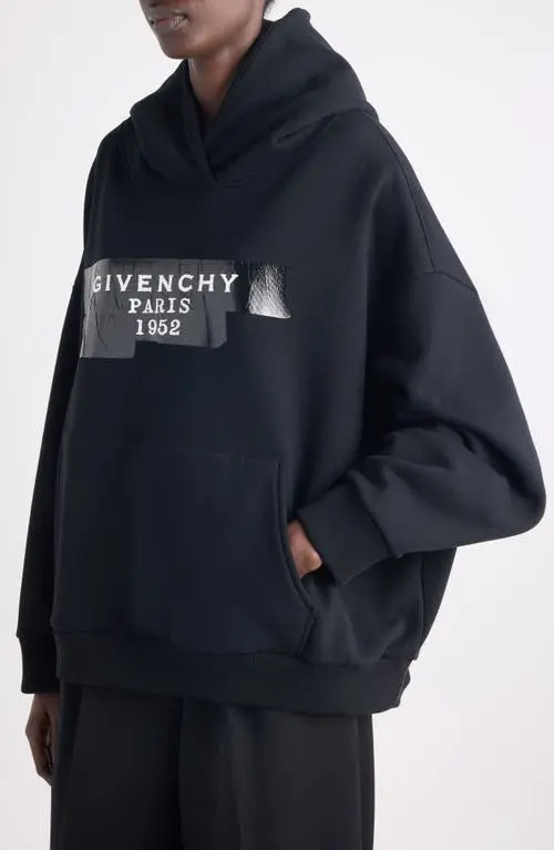 Givenchy Tape Logo Cotton Hoodie