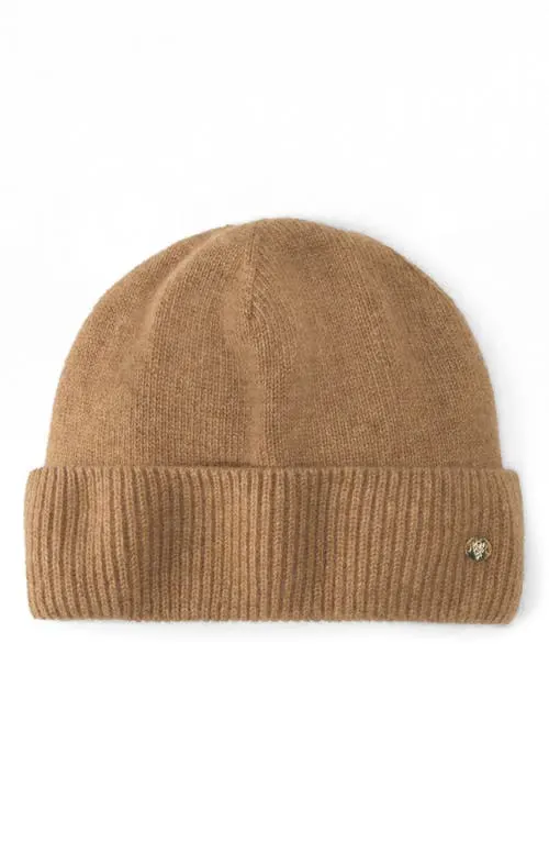 Helen Kaminski Vivian Cashmere Cuffed Beanie - Camel