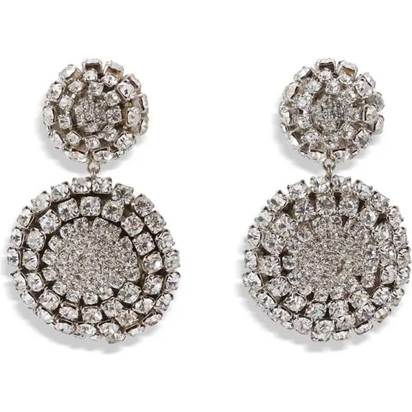 LELET NY Zoe Drop Earrings - Crystal