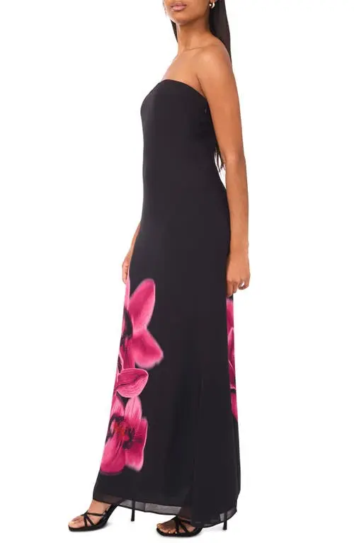 CECE DUPRAZ Strapless Maxi Dress